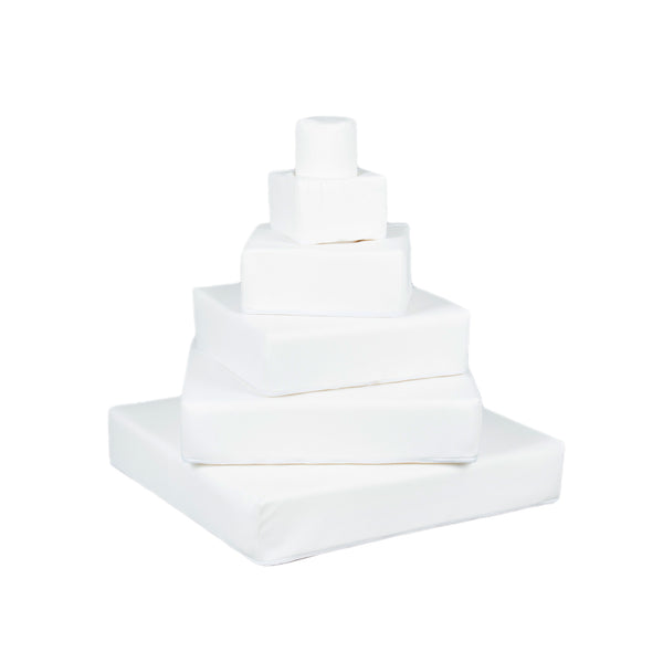 Pyramid Stacking Set, White – The Cosy Nursery