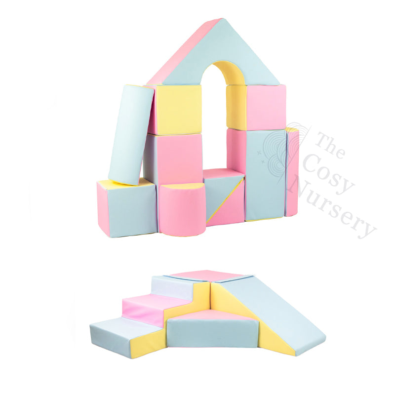 Castle + Slide & Step BUNDLE - Pastel – The Cosy Nursery