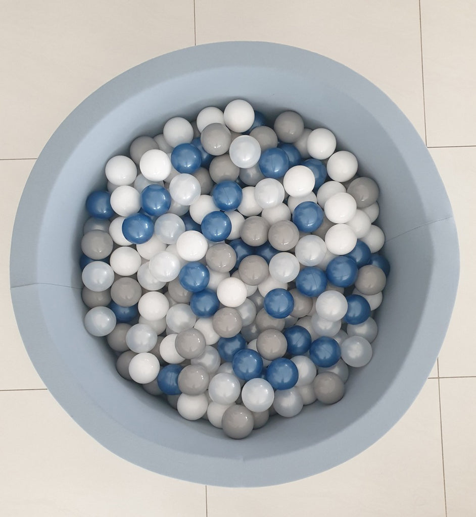 Luxe Ball Pit - Dusty Blue – The Cosy Nursery
