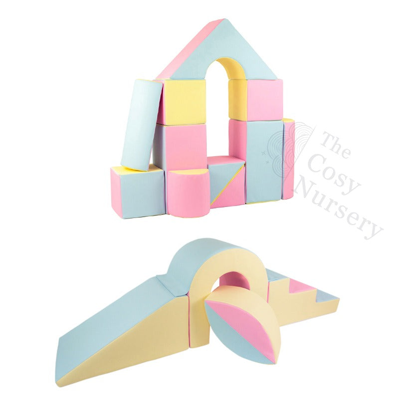 Castle + Bridge, Slide & Step BUNDLE - Pastel – The Cosy Nursery